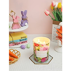 Spring Candle Gardenias Scented Large Candle Gift 2 Wick, 14oz