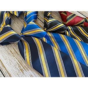 KissTies 63'' US Military Extra Long Tie Army Costume Black Gold Stripes Ties