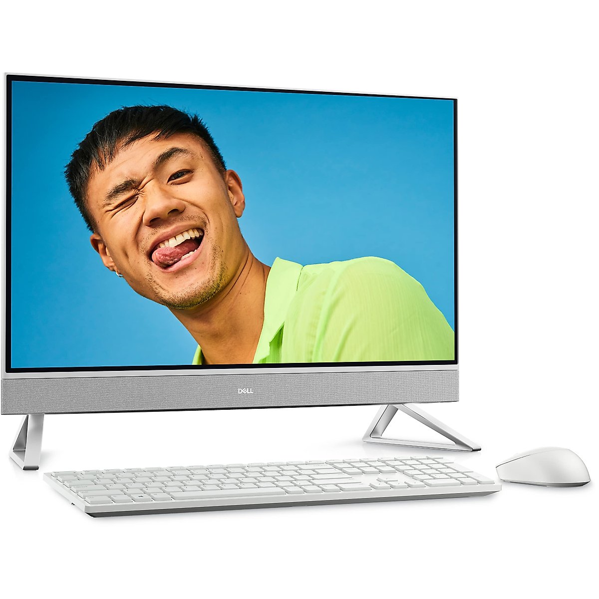 Dell Inspiron 7710 All-in-One Desktop 2022, 27" FHD Touchscreen, 10-Core 12th Intel i7-1255U, GeForce MX550 Graphics, 64GB DDR4, 2TB NVMe SSD + 1TB HDD, WiFi 6E, Bluetooth, RJ45 LAN, Windows 11 Pro
