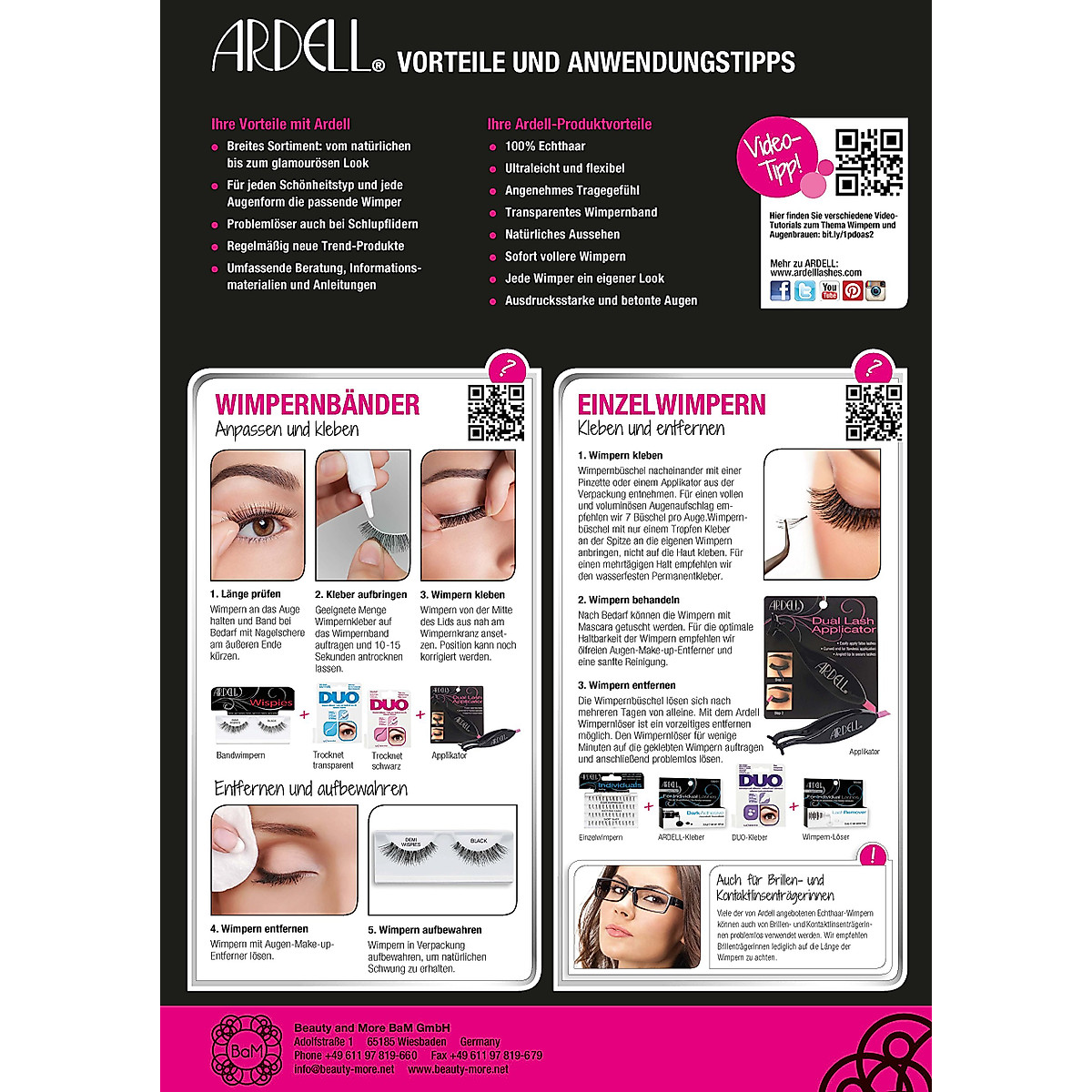 Ardell Lash Accent Pair 318 (Pack of 4)