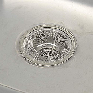 DANCO Bathroom Lavatory Mesh Strainer, Stainless Steel, 2-1/4 Inch, 6-Pack (88820)