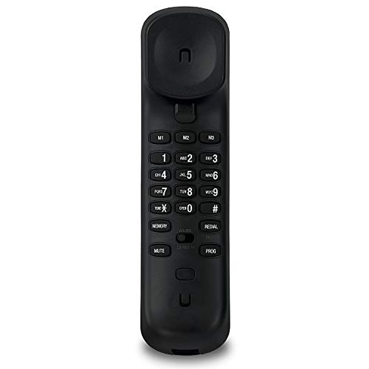 VTech CD1113 Trim style Telephone with Caller ID/Call Waiting, No AC Power Required, Easy-wall-mount, 13 Speed Dial Keys, Last Number Redial, Mute, Flash, Volume Control, Hearing Aid Compatible, Black