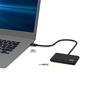 PORT DESIGNS 900121 USB HUB 4 Ports 3.0 - (Components > USB Hubs)
