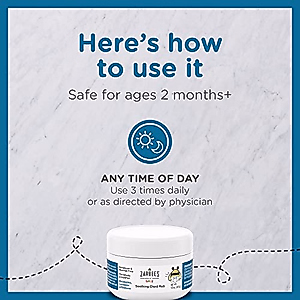 Zarbee's Baby Soothing Chest Rub with Eucalyptus & Lavender, Petroleum-Free Safe and Effective Formula, 1.5 Ounce