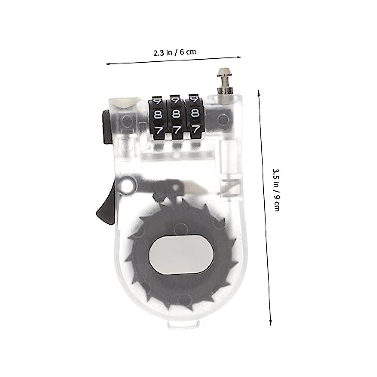 NOLITOY 2pcs Snowboard Security Lock Snowboard Locks Boots Safety Lock Portable Lock Stroller Locks Coded Lock Baby Snowboard Bike Compact Lock Sporting Goods Steel Wire Travel Telescopic
