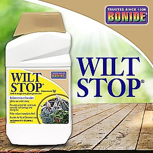 Bonide Wilt Stop, 32 oz Concentrated Anti-Transpirant Plant Protector, Long Lasting Effects, Extend the Life of Plants