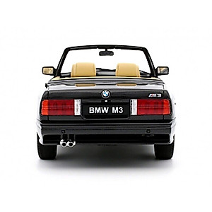 1989 E30 M3 Convertible Diamond Black Metallic Limited Edition to 3000 Pieces Worldwide 1/18 Model Car by Otto Mobile OT1012