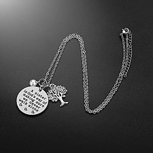 Sister Necklace Sister Gifts - A Sister is God's Way of Making Sure We Never Walk Alone Sister Gifts from Sister