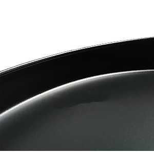 Fineget Spinning Large Metal Spice Rack Organizer for Cabinet Kitchen lazy Susan Rotating Turntable Countertop Vertical Storage Rack Self Black Single Layer