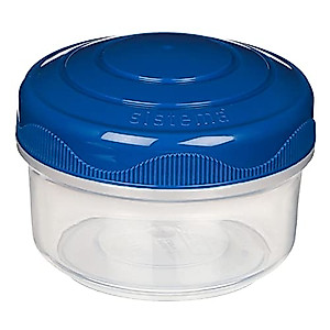 Sistema To Go Collection Mini Bites Small Food Storage Containers, 4.39 oz./130 mL, Pink/Green/Blue, 3 Count