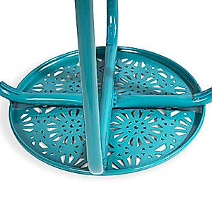 Atlantic Daisy Stackable Stool 6 Pack Capri Breeze