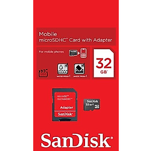 SanDisk SDSDQM032GB35A 32 GB MicroSD High Capacity (microSDHC) - 1 Card