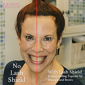 Lash Shield Waterproofing Top Coat for Mascara & Brows - Sweatproof, Tear-proof, Waterproof, Smudge-proof Mascara Fixer - Long Lasting Clear Eyelash Sealer by Mommy Makeup