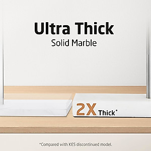 KES Hand Towel Rack for Bathroom, Countertop Swivel Towel Rack Standing with Marble Base, Free Standing Hand Towel Holder Stand 18/8 Stainless Steel Brushed Finish, BTH233-2