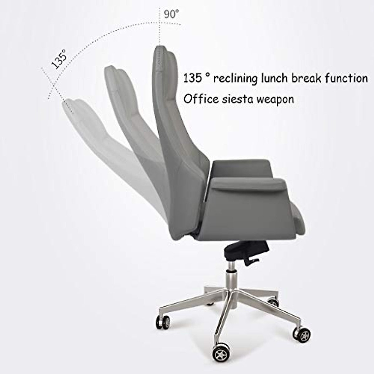 MayNuo Office Chair Gaming Chair Computer Chair Ergonomic Office Chair High-Back Tilt Desk Chair Swivel Executive Office Chair Heavy Duty Computer Chair, Adjustable Backrest/#1