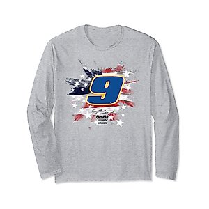 NASCAR - Chase Elliott - Fireworks Long Sleeve T-Shirt