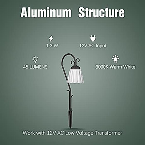 Malibu Low Voltage 1.3W LED Landscape Lighting for Garden, Path, Lawn, Patios Use