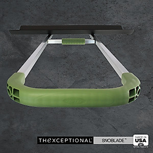 Easy Doze-It 36" SnoBlade with Snow-Slinger Grip | Snow Pusher for Snow Removal | Heavy Duty Snow Plow Shovel with Lift Grip | Snow Shovel for Walk Driveway | Made in USA by Vertex | Model EX973.36