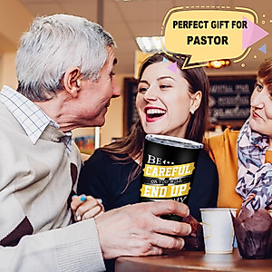 Pastor Appreciation Gifts, Pastor Gifts for Men Tumbler, Deacon Ordination Gifts, Unique Pastor Gifts, Gifts for Pastor Men Woman, Pastor Anniversary Retirement Gifts 20oz Coffee Cup 1pc