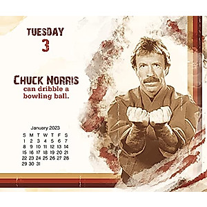2023 Chuck Norris Day-at-a-Time Box Calendar