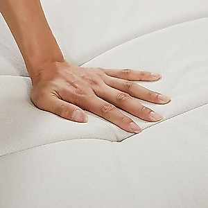 BIVVI Linen Convertible Sofa Bed Sleeper Couch Double Folding Loveseat Futon Sofá Chair Daybed w/Adjustable Reclining Backrests,Lounge Couch for Living Room Apartment Home Office,Beige