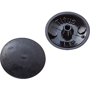 Screw Cap Covers - for Phillips and Square-X - Black (100 per Pack)