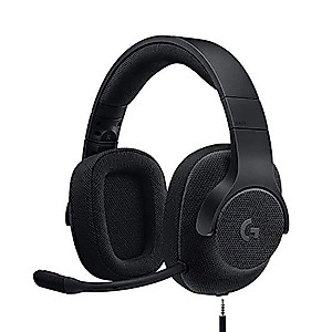 Logitech G433 7.1 Wired Gaming Headset with DTS Headphone: X 7.1 Surround for PC, PS4, PS4 PRO, Xbox One, Xbox One S, Nintendo Switch – Triple Black