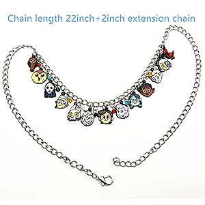 NBCNWQQ Owl House Charm Necklace Owl House Necklace Gifts for Girl Woman Men