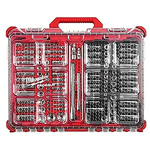 Milwaukee 48-22-9486 1/4"-3/8” Ratchet Socket Set w/PACKOUT Case - 106pc