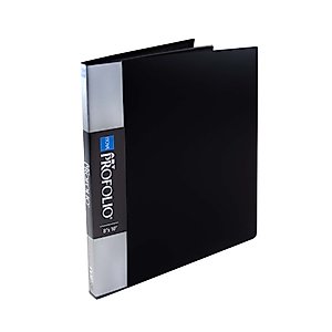Itoya Art Profolio Portfolio 8-10 Inches Storage Display Book, 24 Sleeves for 48 Views
