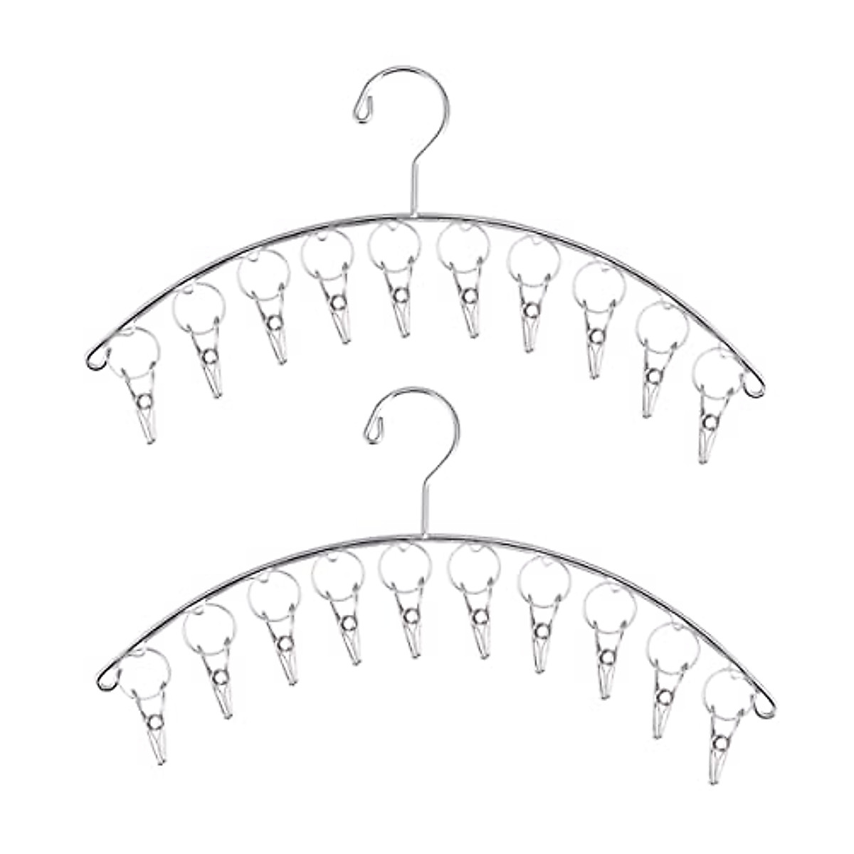 Alipis 4 Packs Drip Hanger Clothes Hanger Clothes Clips Laundry Drying Rack Laundry Hanger Windproof Socks Rack Clothespin