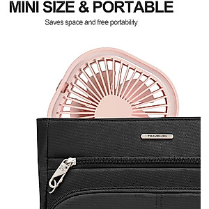 MISSUE USB Desk Fan, Small Personal Table Fan with 3 Speeds, Mini Portable USB Powered Cooling Fan for Home, Office, Indoor and Outdoor
