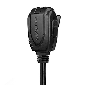 Retevis Walkie Talkie Earpiece with Mic 2 Pin, Earpiece with Double Wire, Compatible RT22 RT21 H-777 RT68 RT19 H-777S RT22S Baofeng UV-5R Arcshell, D Shape Two Way Radio Headset(10 Pack)