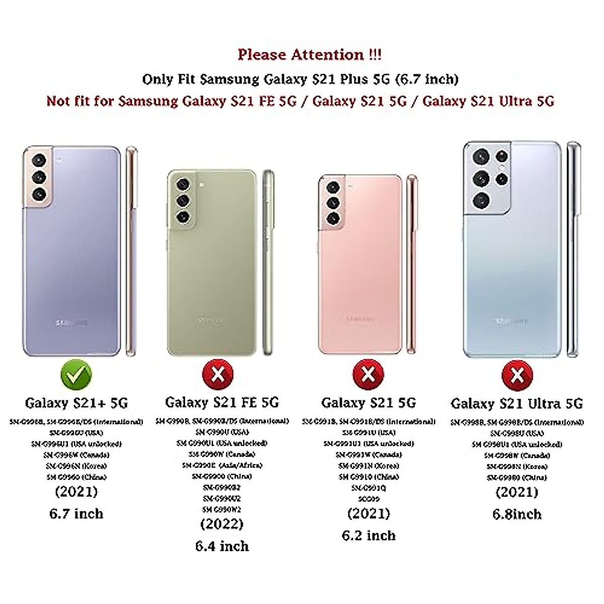 for Samsung Galaxy S21 Plus Case with Camera Lens Cover HD Screen Protector, Military-Grade Drop Tested Magnetic Ring Holder Kickstand Protective Phone Case for Samsung Galaxy S21+ Plus 5G (Navy Blue)