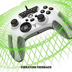 Turtle Beach Recon Controller Wired Game Controller Officially Licensed for Xbox Series X, Xbox Series S, Xbox One & Windows - Audio Enhancements, Remappable Buttons, Superhuman Hearing – White