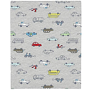 Carter's Busy Cars and Bikes Super Soft Fitted Crib Sheet