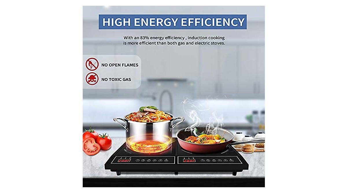 CUISUNYO Double Induction Cooktop 1800W | Portable & Energy Efficient
