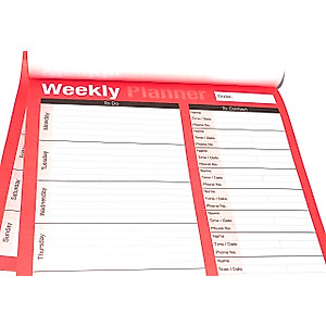 Weekly Desk Planner and Things to Do