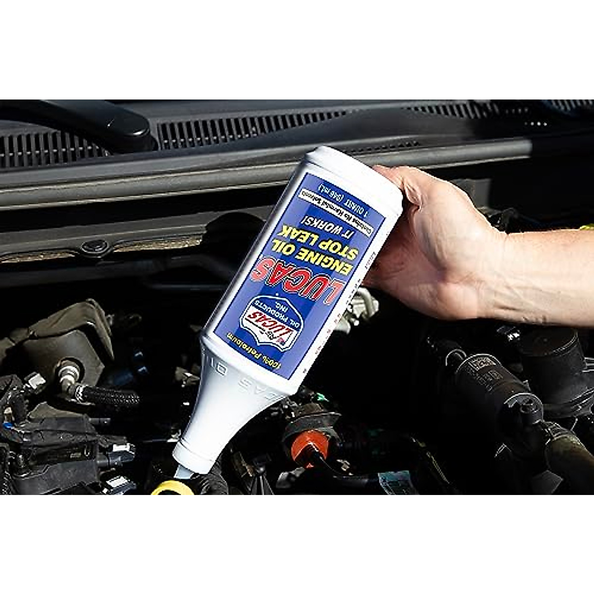 Lucas Oil 10278 Engine Oil Stop Leak - 1 Quart