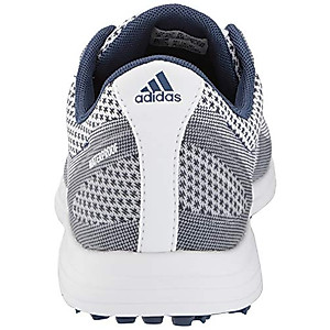 adidas Women's FW7483 Golf Shoe, FTWR White/Tech Indigo/Savannah, 6