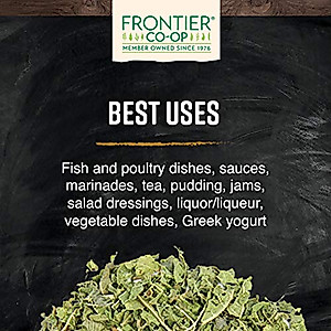 Frontier Co-op Organic Cut & Sifted Lemon Verbena Leaf 1lb