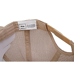 Jeep Text Logo Camo Pattern Hook and Loop Tactical Snapback Hat