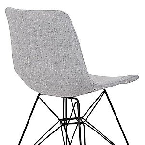 Armen Living Palmetto Dining Chair, Gray