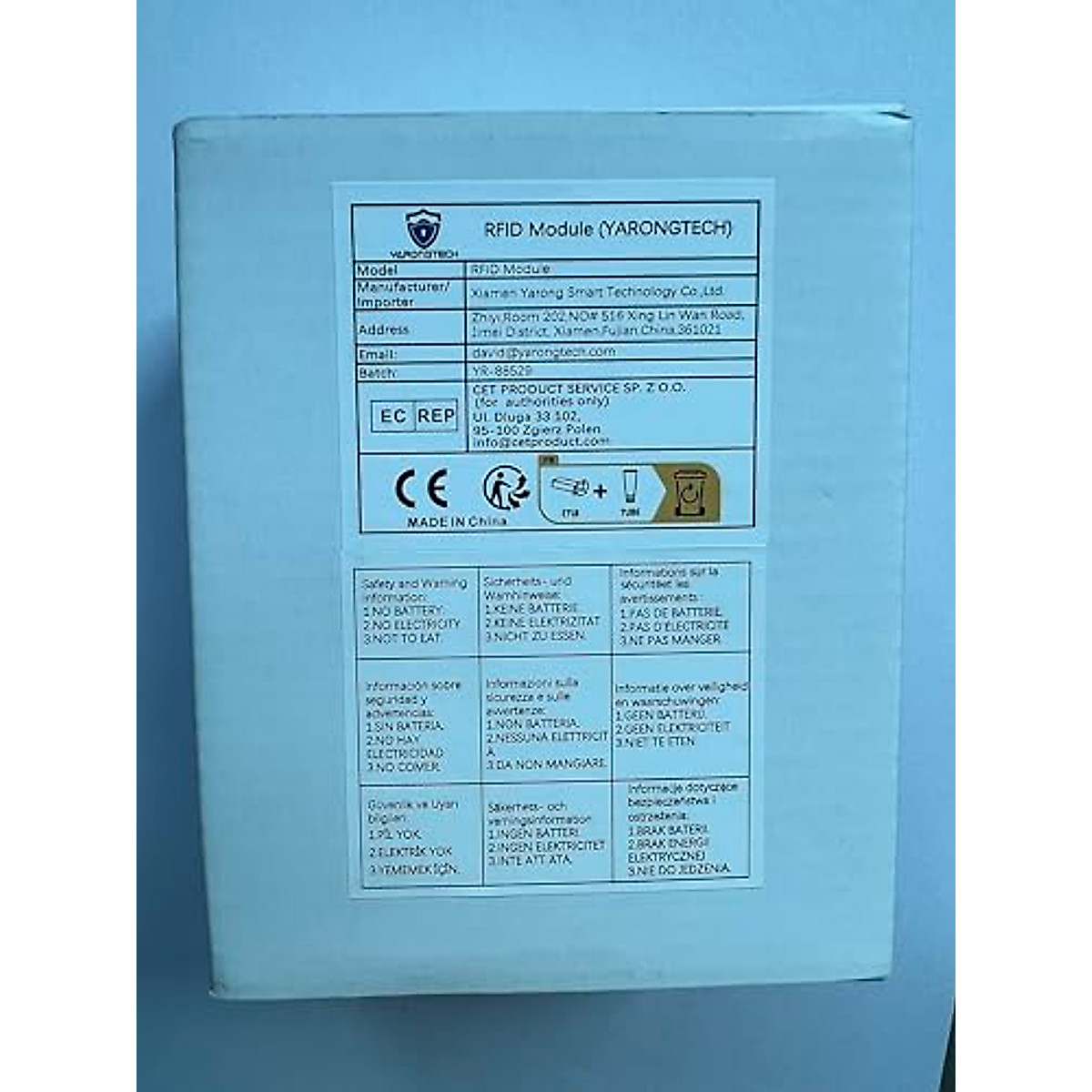 YARONGTECH-125khz writable rewrite Blank White t5577 Plastic RFID Hotel Key Card (Pack of 100)