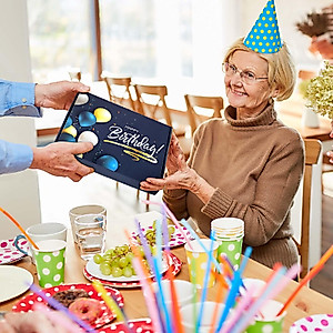 Yantar Ptor Happy 80th Birthday Girts for Women, 80th Birthday Blanket with Gift Box, 80th Birthday Decorations for Women, Birthday Gifts for 80th Women, 80th Gifts Women Travelling Rugs 60"x50"