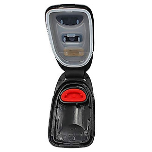 4 Buttons Key Fob Remote Control Case Shell Replacement OSLOKA423T for Hyundai 2007-2015 Sonata Kia 2010-2014 Forte 2008-2017 Elantra 2006-2010 Optima 2007-2009 Spectra (1PCS)