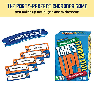 R&R Games Time’s Up!- Title Recall, Card Game, Charades Card Game