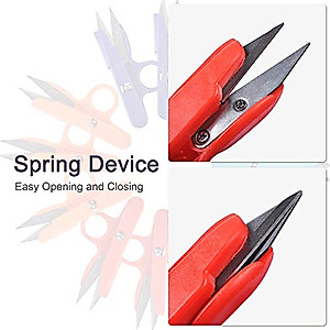 UCEC 12 Packs Yarn Scissors Fabric Scissors Embroidery Scissors, Mini Small Snips Trimming Nipper, Great for Stitch,DIY Supplie