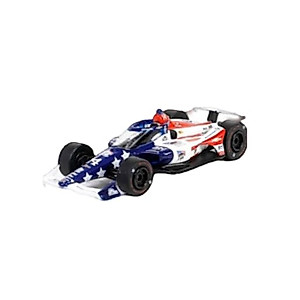 Greenlight 11581 2023 Indianapolis 500 Podium 3-Car Set #2 Josef Newgarden, 8 Marcus Ericsson, 14 Santino Ferrucci 1:64 Scale Indy 500 in Diorama Display Box
