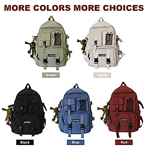 MINGPINHUIUS Backpack for School College High School Bag for Girls Boys Teen School Book Bag Casual Travel Laptop Backpacks for Women Men